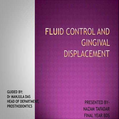 Gingival Retraction | PPTX