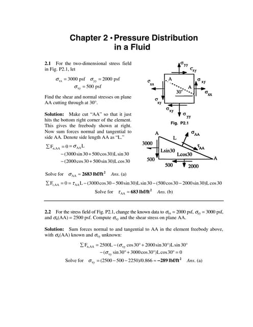 Solutions manual for fundamentals of fluid mechanics 7th edition by munson | PDF