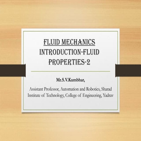 Fluid Mechanics-Fluid Properties - Part 4.ppt