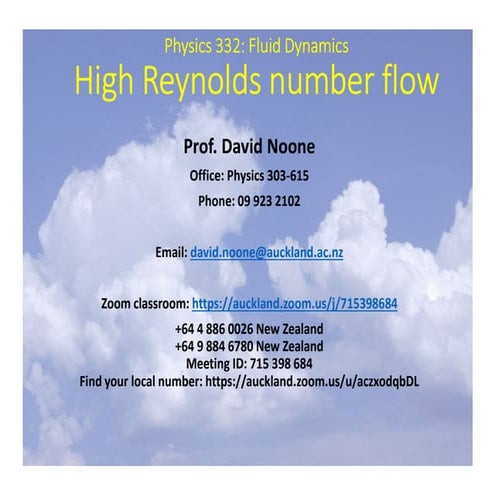 Reynolds Number And Experiment | PPT