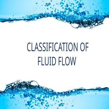 Introduction to Fluid Mechanics Fluid flow.pptx