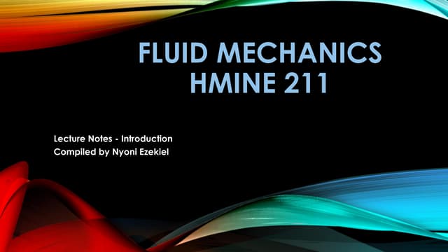 9. Mechanical Properties of Fluids 5 Viscosity And Fluid Flow.pptx