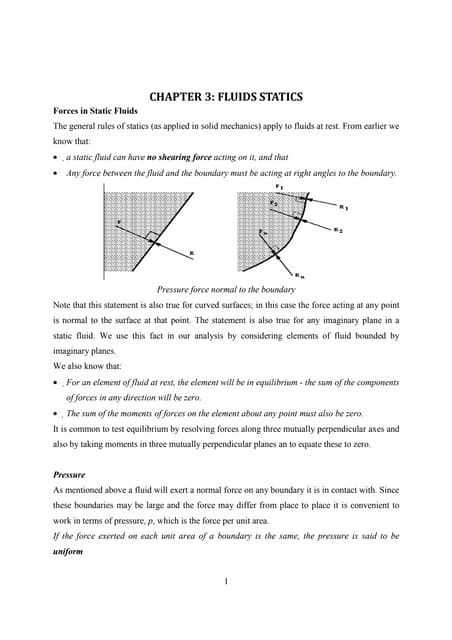 Basic Hydrostatic Equations for Fluid Mechanics | PPT