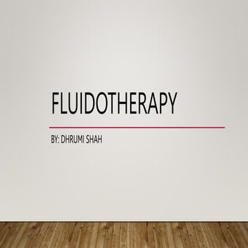 fluidotherapy.pptx