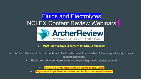 Archer review usmle and nclex