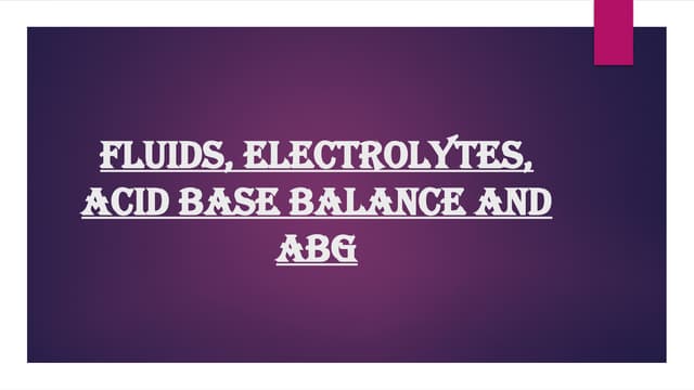 Physiological salt solution - PSS | PPTX