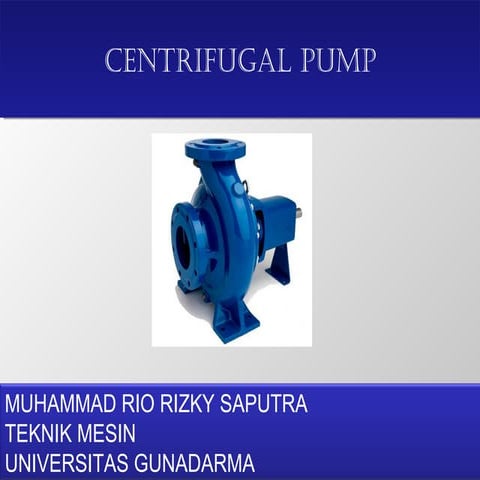 centrifugal pump | PPT
