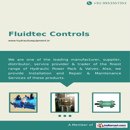 Study on hydraulic powerpack | PDF