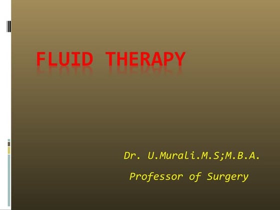 Iv fluids TYPES OF IV FLIUDS | PPT