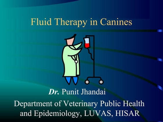 IV Fluid Therapy | PPT