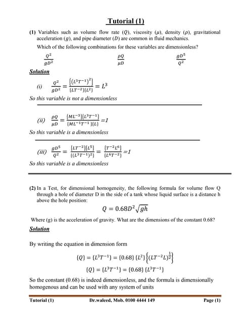 Fluid tutorial 3 | PDF