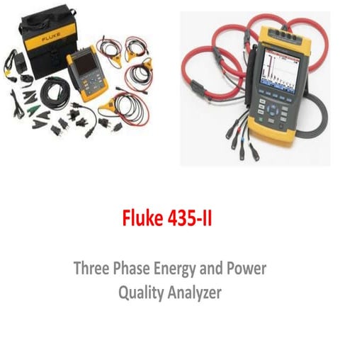 Fluke 435-ii user training | PPTX