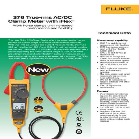 Fluke 376 | PDF