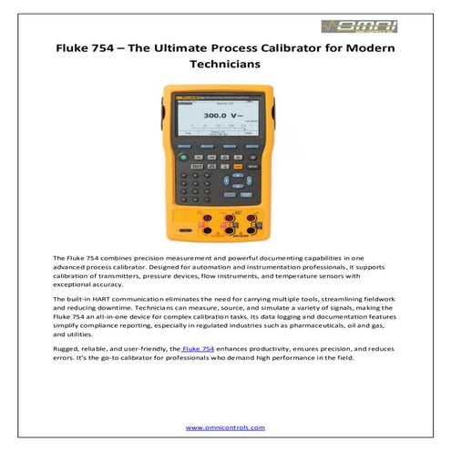 Fluke Multimeter for Accurate Electrical Measurements.pdf