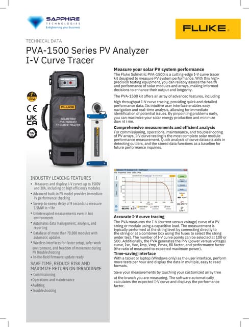 Fluke Multimeter Distributor in Karnataka | PDF