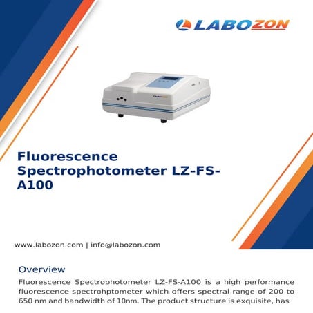 Fluorescence-Spectrophotometer | PDF