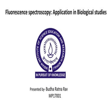 Basic Application of Fluorescence in biology | PPTX