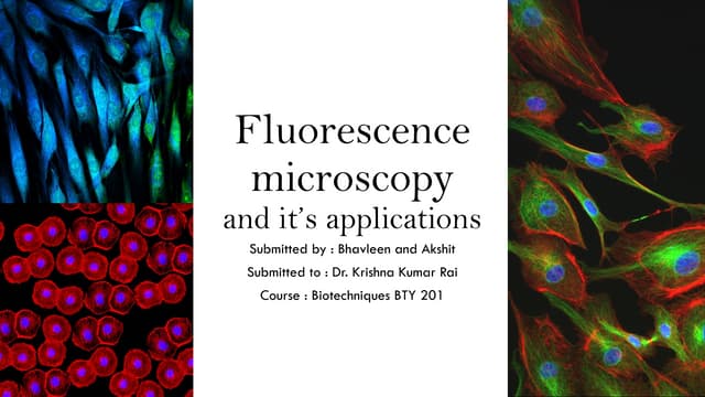 TIRF MICROSCOPE | PPTX