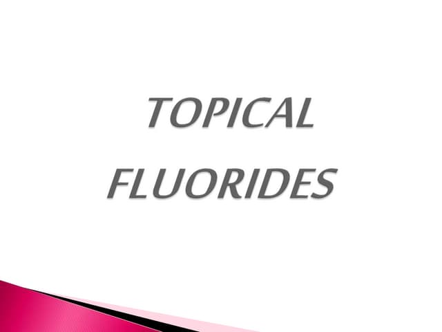 SILVER DIAMINE FLUORIDE (SDF) | PPTX