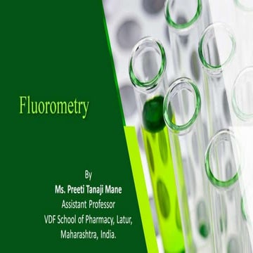 Fluorometry as per PCI | PPT