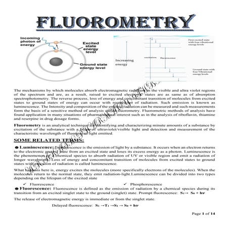 Fluorometry | PDF