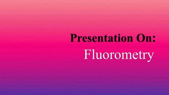Quenching of Fluorescence | PPT