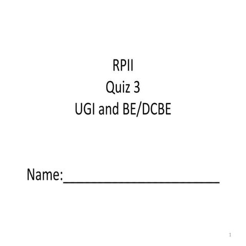 Fluoro quiz 3 PRII Spring | PDF