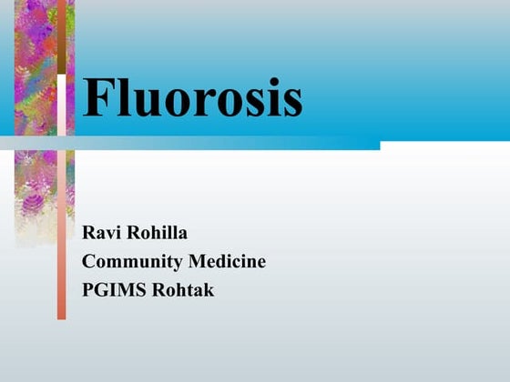 Fluorosis | PPT