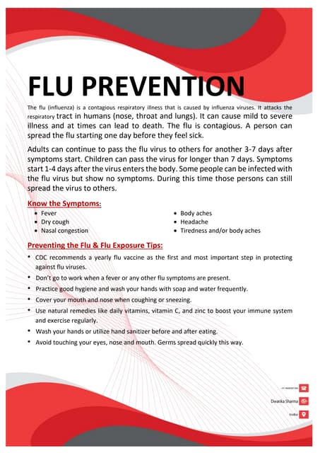 Cold and Flu Season | PPTX | Cold and Flu | Diseases and Conditions