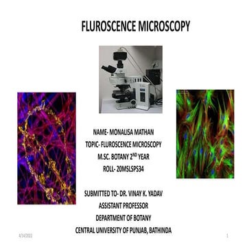 Fluorescence Microscopy | PPTX