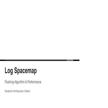 Zfs Log Spacemap Flushing Algorithm Ppt 6986