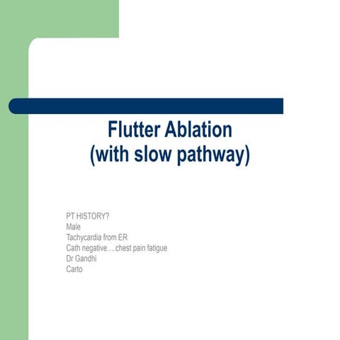Flutter Ablation 2018 | PPT