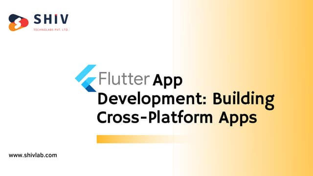 Flutter App Development Building Cross Platform Apps Pdf