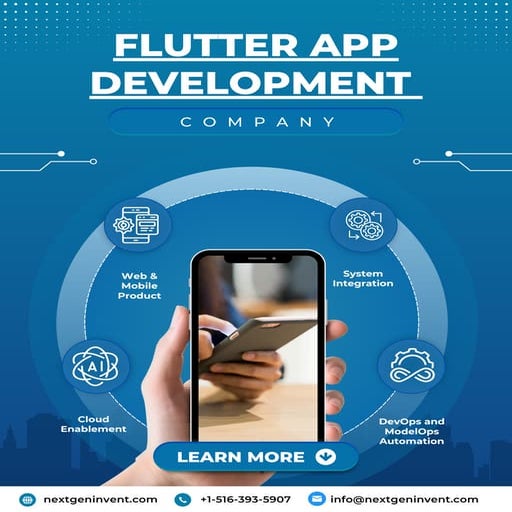 Flutter App Development Company - NextGen Invent | PDF