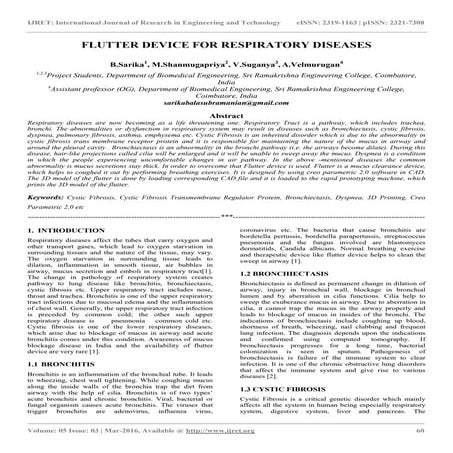 Flutter device for respiratory diseases | PDF