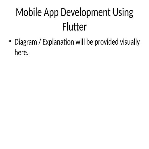 Flutter_Mobile_App_DevelopmentPPT.pptx mobile | PPTX