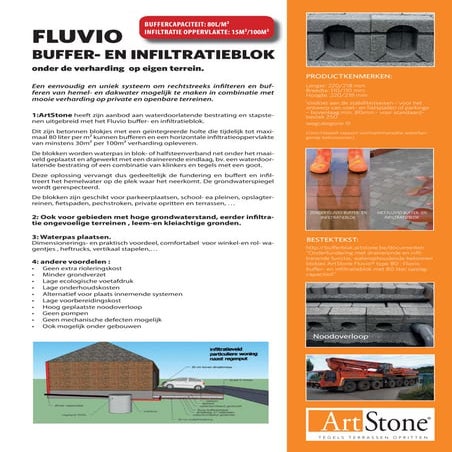 Fluvio infiltratie en bufferblok systeem | PDF