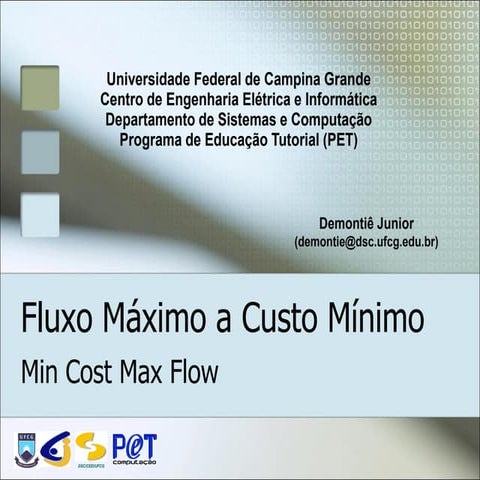 Fluxo Maximo Custo Minimo - Min Cost Max Flow | PDF