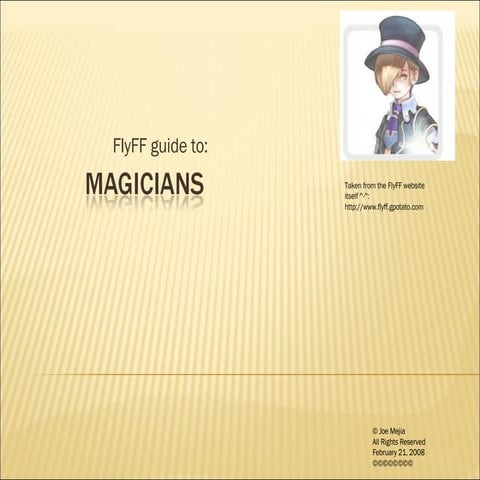 FlyFF Guide Magicians | PPT