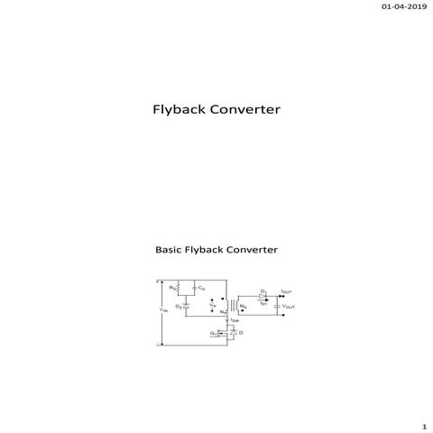 Flyback converter | PDF