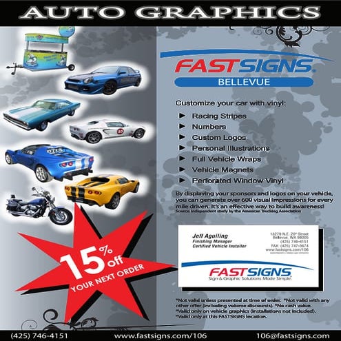 Vehicle Graphics Flyer | PDF | Auto Type | Automotive