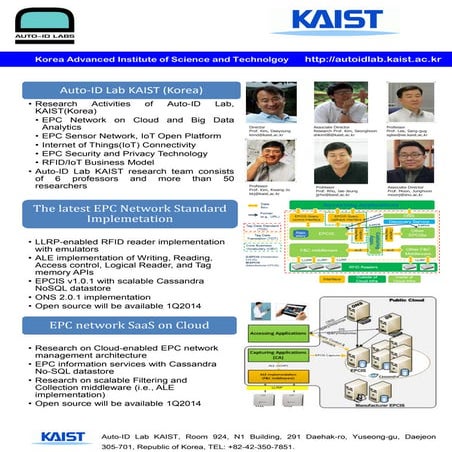 Flyer auto id_lab_kaist_2014 | PDF