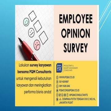 Employee Opinion Survey (EOS) | PDF