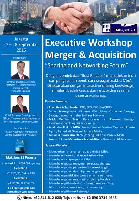 Buku Merger dan Akuisisi - M&A Playbook - Penjelasan Lengkap Merger dan ...