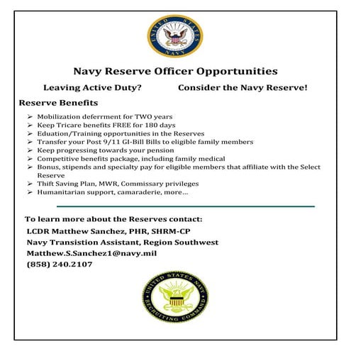 EAOS to PRD Alignment NAVADMIN 307/17 | PPTX