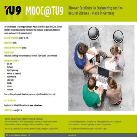 Flyer MOOC@TU9 | PPT