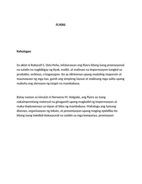 Module 6 (Ang Flyer at Leaflet).pptx