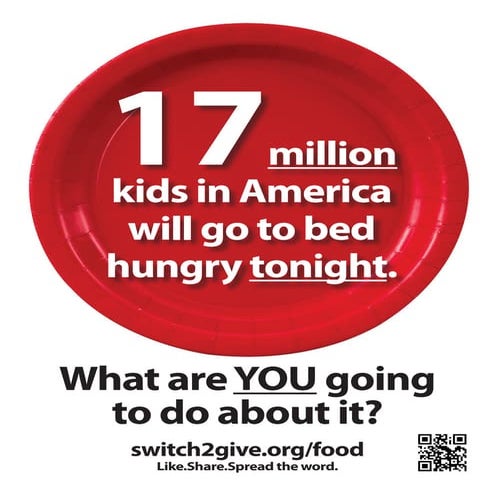 Child hunger in America - Flyer | PDF