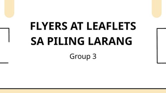 Module 6 (Ang Flyer at Leaflet).pptx