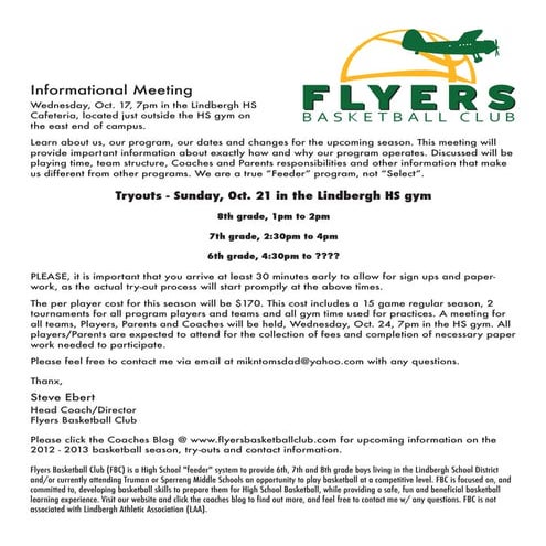 Flyers basketball flyer | PDF